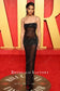 Alexandra Shipp Black Sheer 2024 Oscars After Party Dress