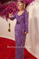 Marlee Matlin 2024 Oscars Red Carpet Purple Sequined Dress