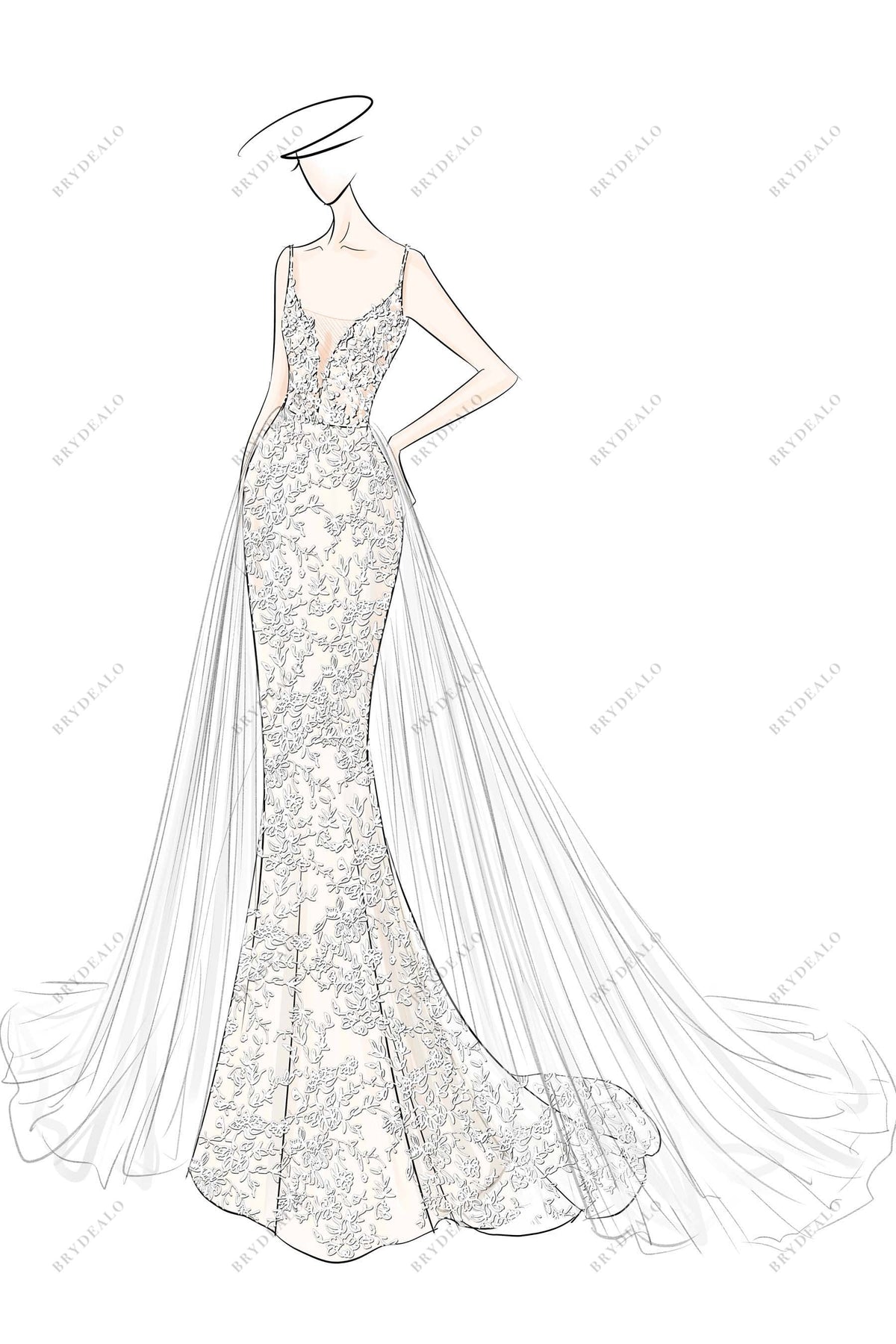 Dress Sketches | Hand-Drawing Dress Ideas- Design Formal