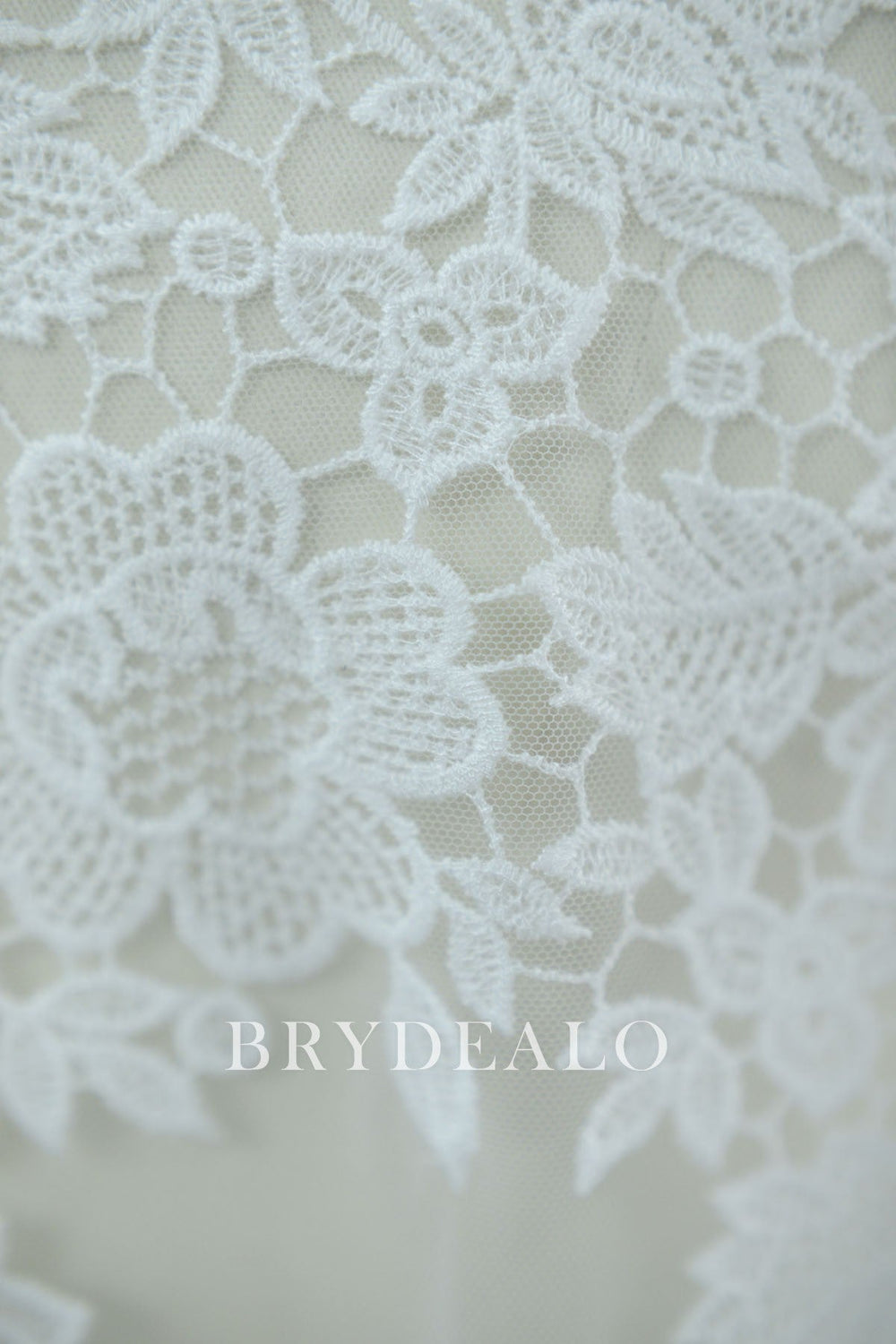 Beautiful Floral Embroidery Lace Fabric Online