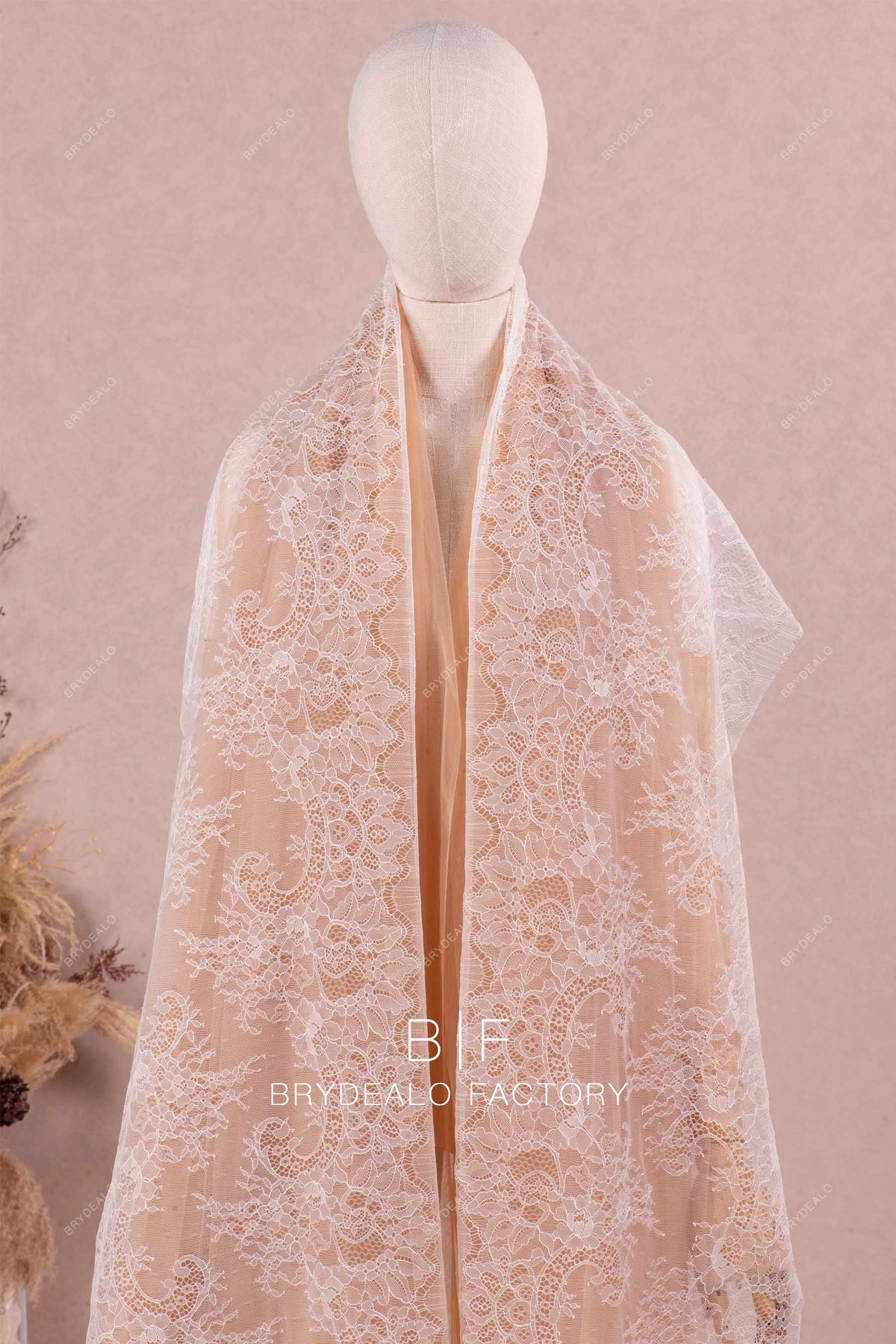Double Scallop Borders Cording Chantilly Lace Trim Online For Less