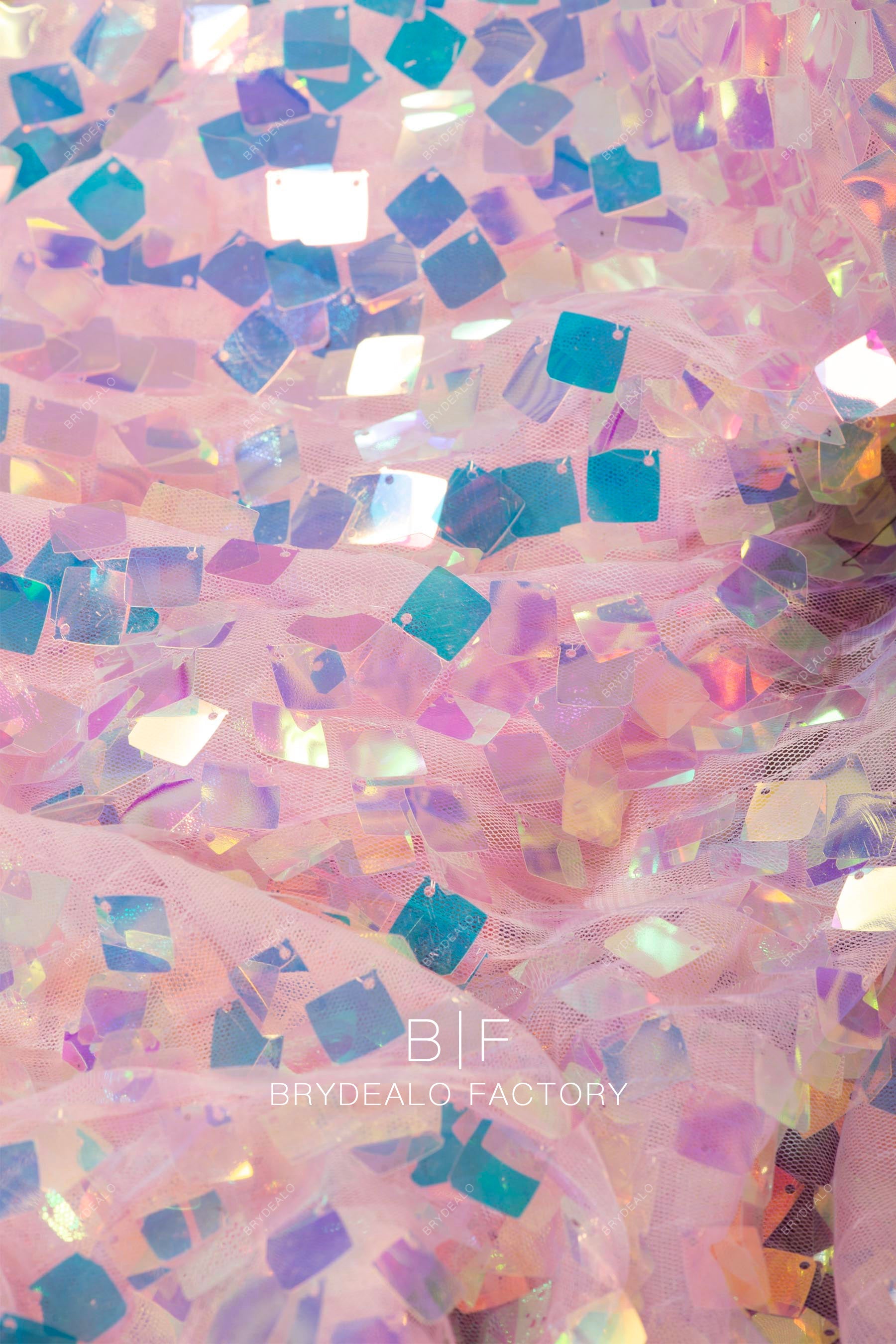 Sparkly Galaxy Square Sequin Fabric Online