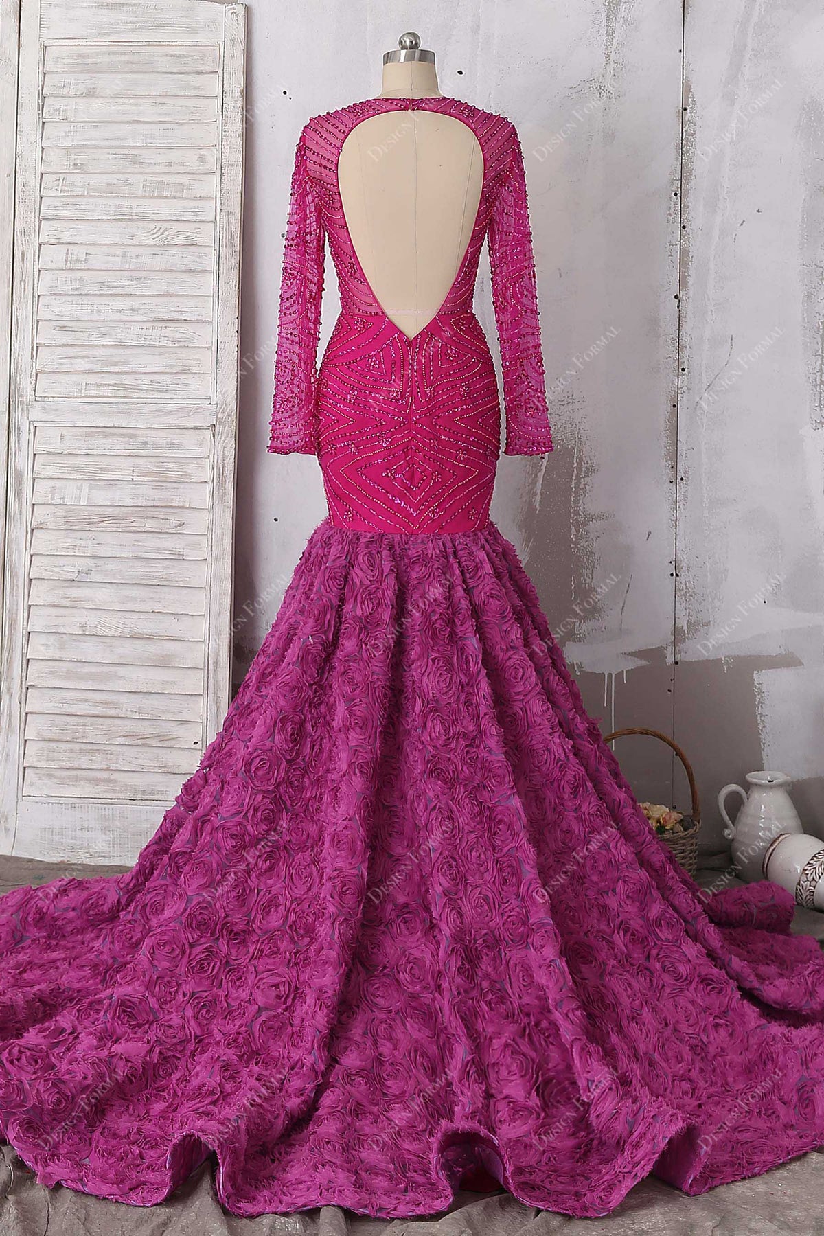 Unique Dramatic Designer Prom Formal Dresses Online_DesignFormal