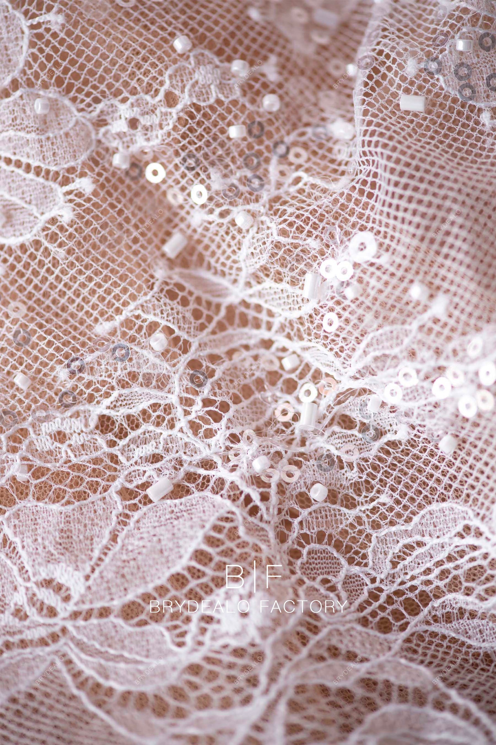 Designer French Soft Cording Flower Lace Fabric