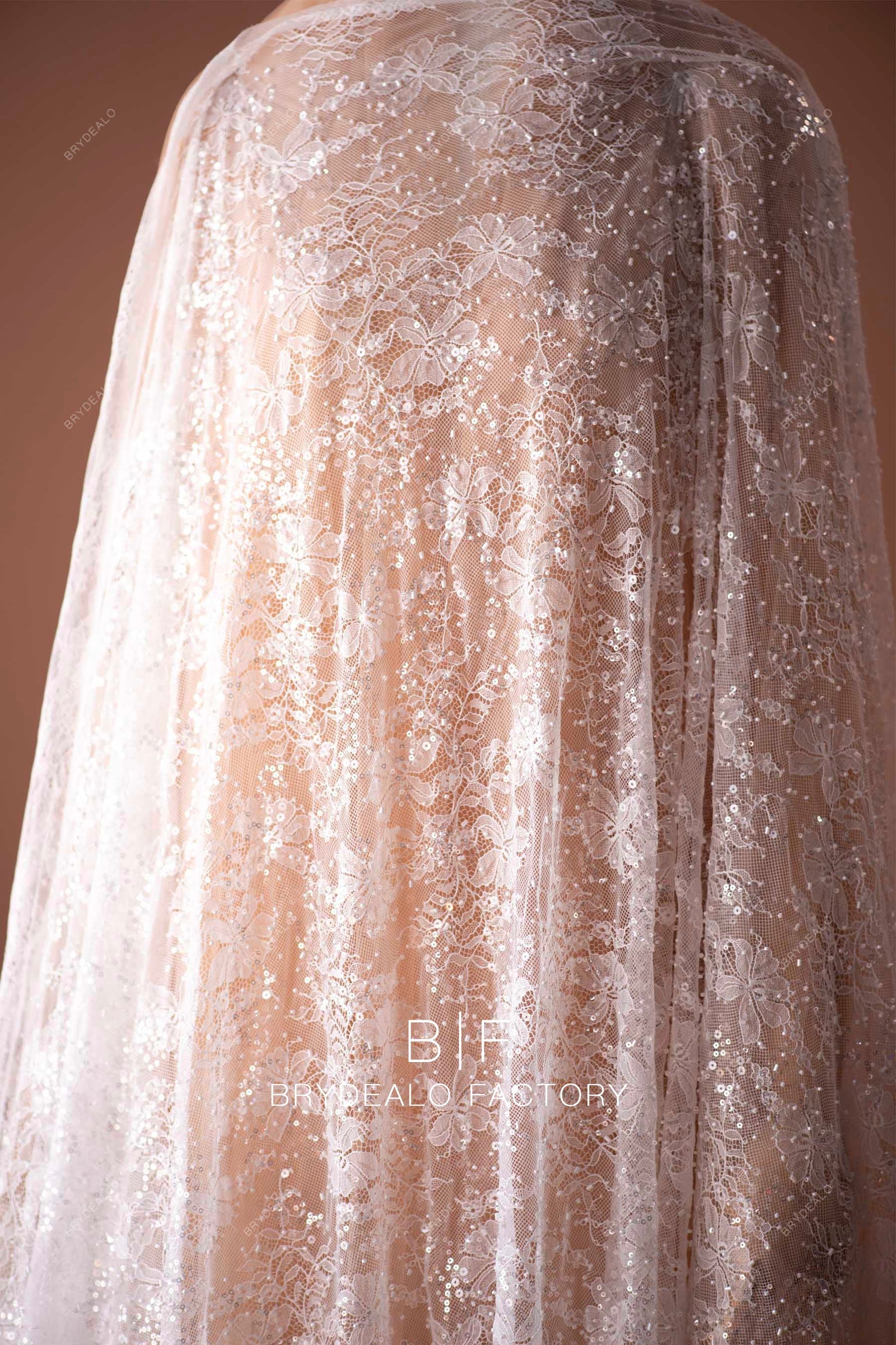 Designer French Soft Cording Flower Lace Fabric